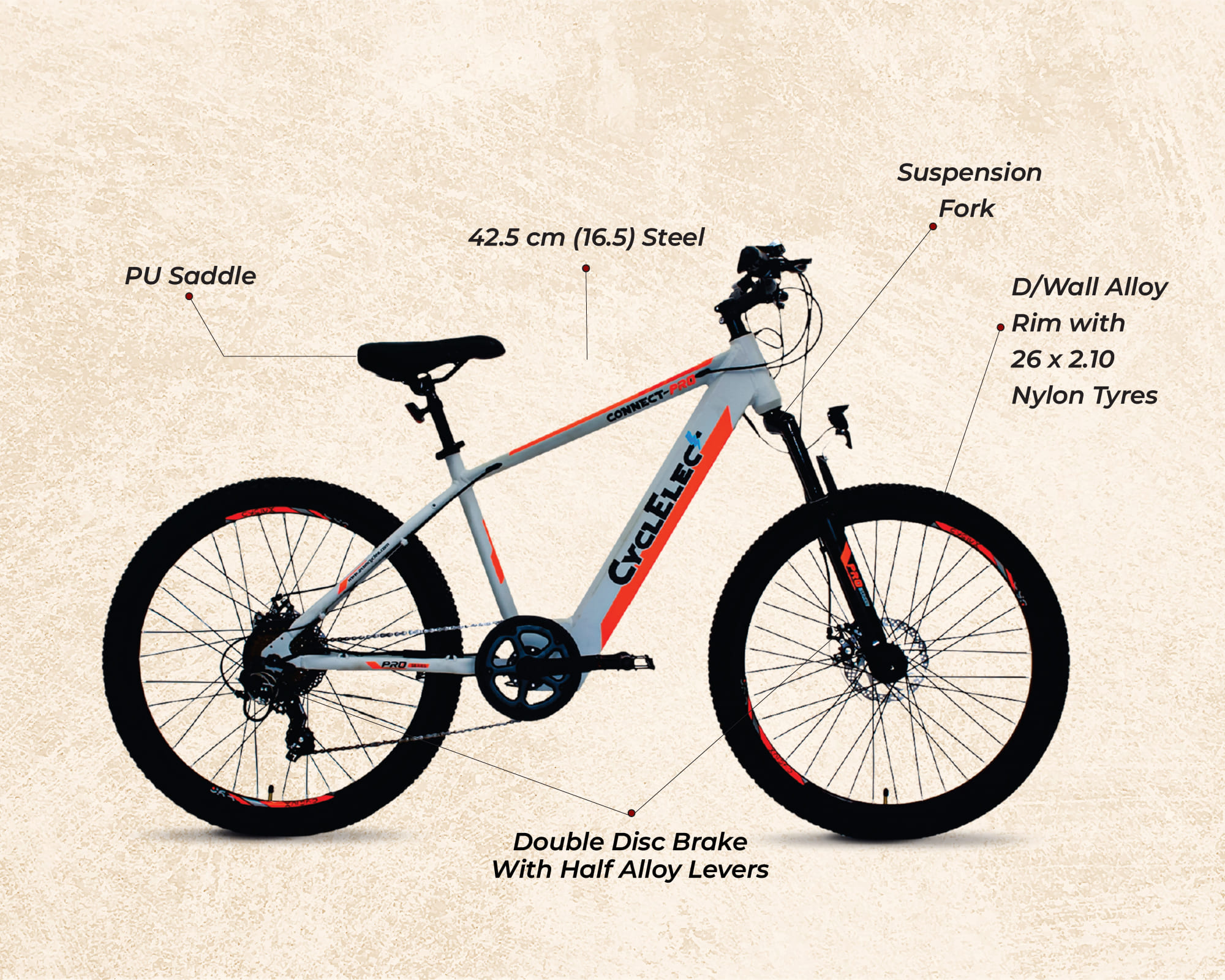 Avon Cyclelec Connect Gents Bike 26T | Modern & Efficient Bicycle ...