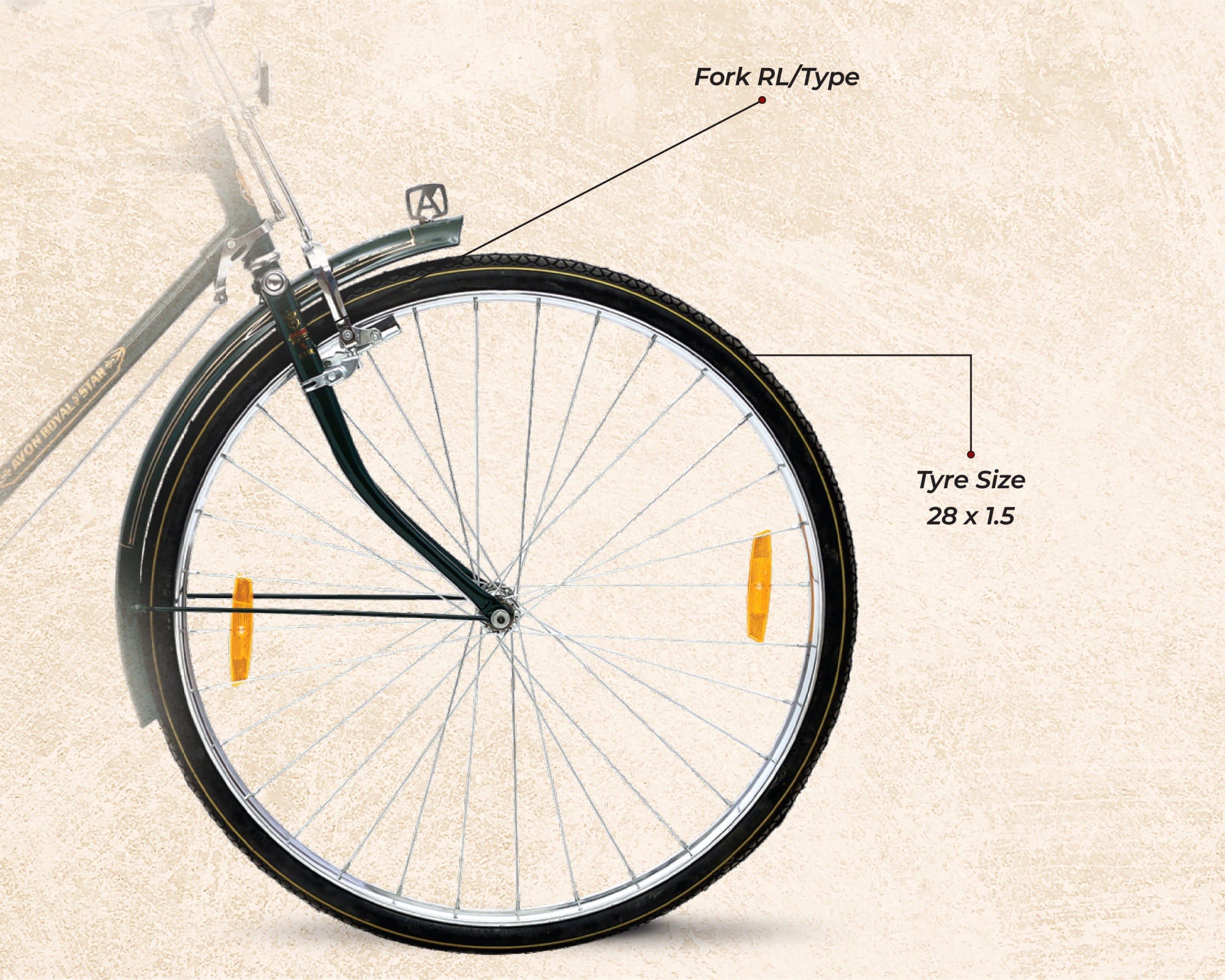 Avon Royal 5 Star | Premium Comfort Bicycle - Avon Cycles