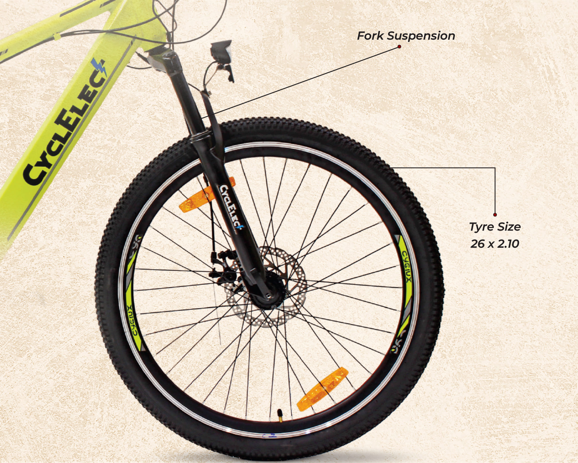 Avon Cyclelec Connect 26T Bicycle | Versatile & Stylish Ride - Avon Cycles